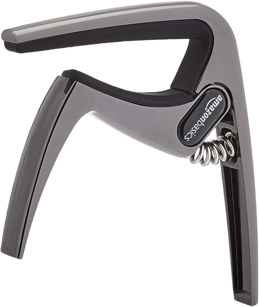 Amazon.com: Amazon Basics Zinc Alloy Guitar Capo for Acoustic and ...