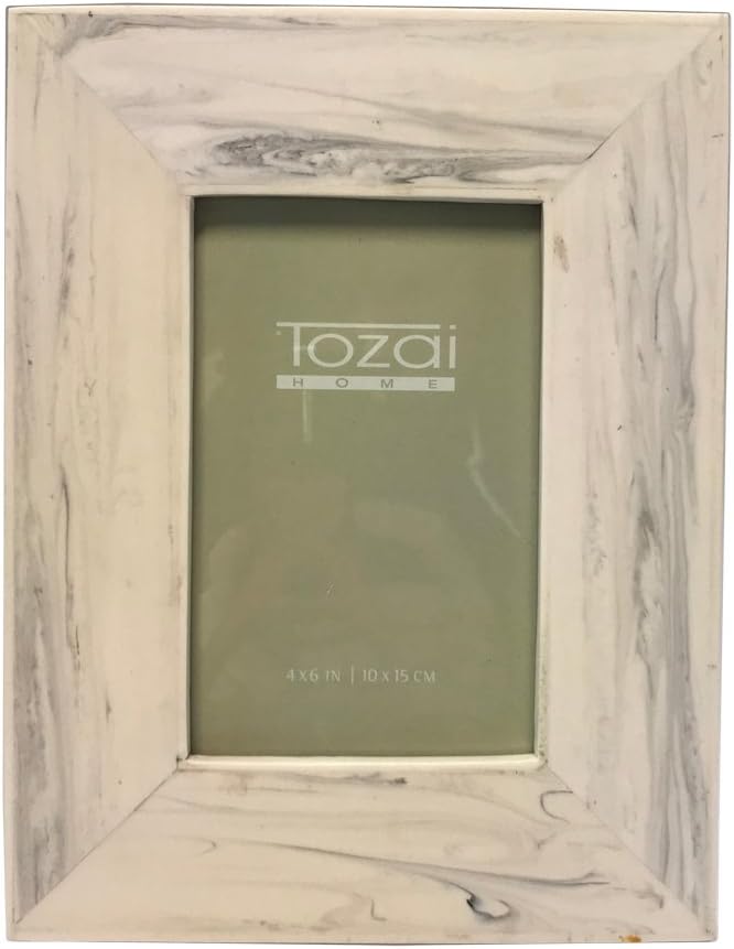 Amazon.com - Tozai Home - 4x6 Carrara Frame - Faux Marble