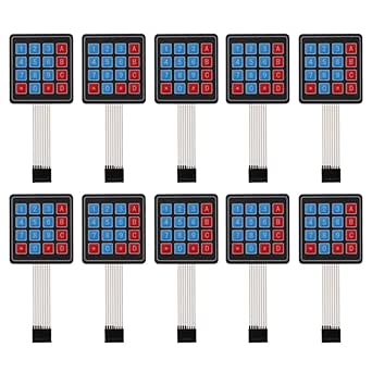 Amazon.com: #fepart 10PCS 4 * 4 Matrix Array/Matrix Keyboard 16 Key ...
