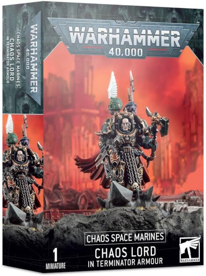 Amazon.com: Games Workshop Chaos Lord in Terminator Armor : Toys & Games