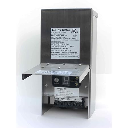 Amazon.com : Best Pro Lighting 300W Low Voltage Landscape Light ...