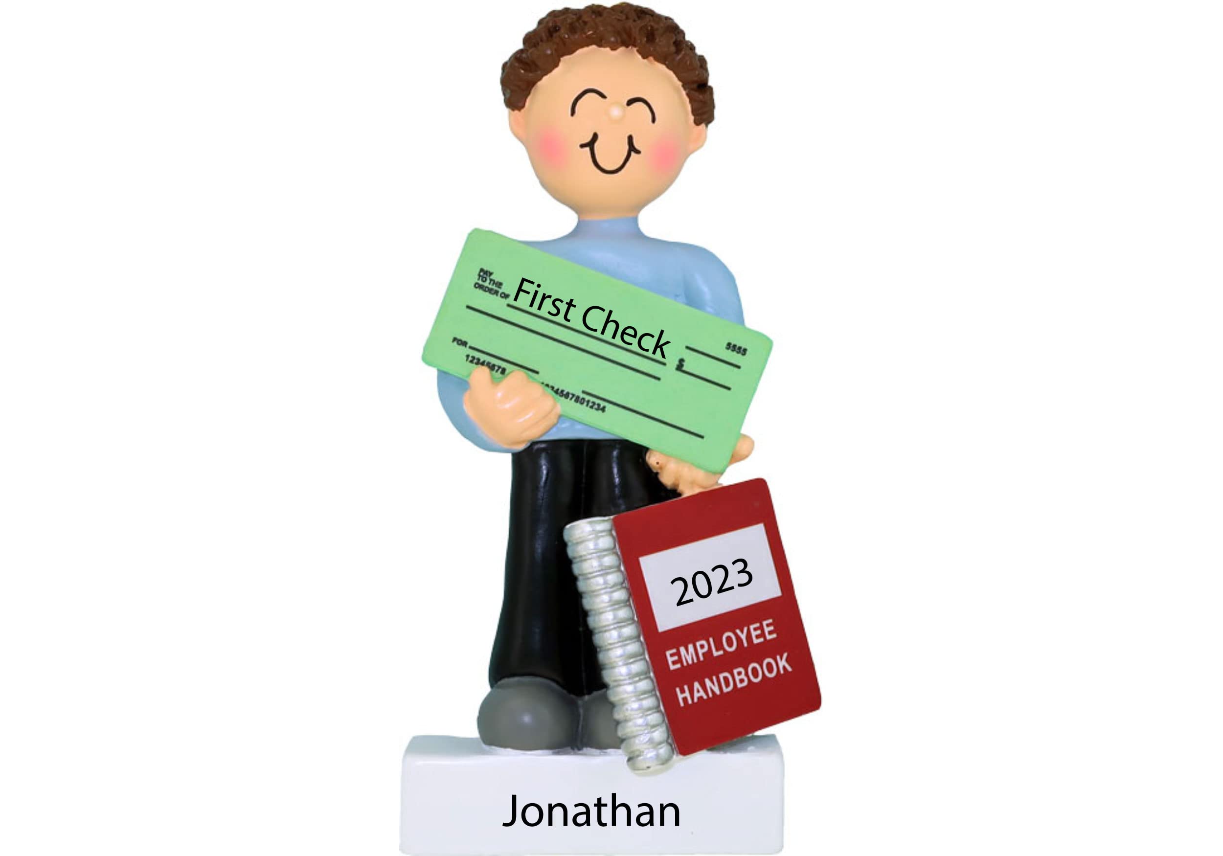 Amazon.com: New Job Ornament Personalized First Job Gift Christmas 2024 ...