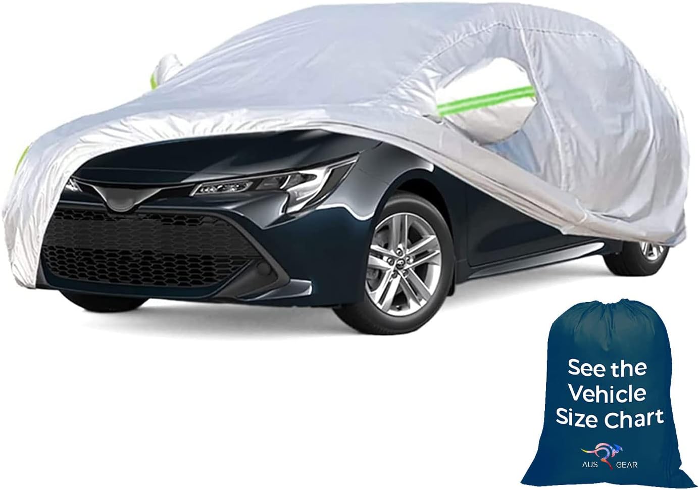 Ausgear Car Cover Waterproof All Weather, Outdoor Car Covers for ...
