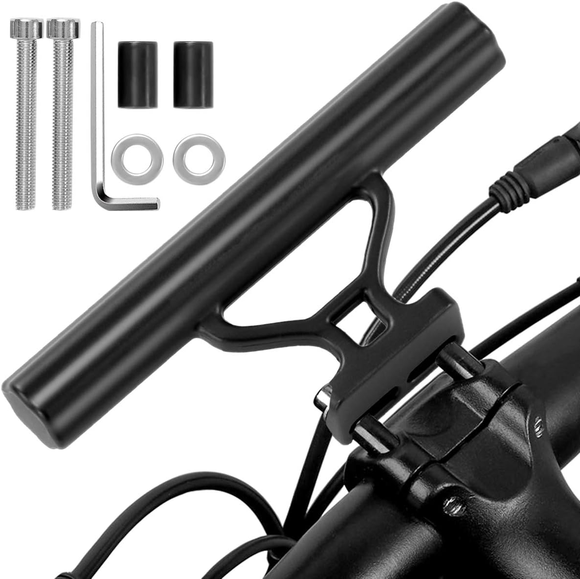 Amazon.co.jp: Bicycle Handlebar Extension Bracket Extension Mount Stem ...