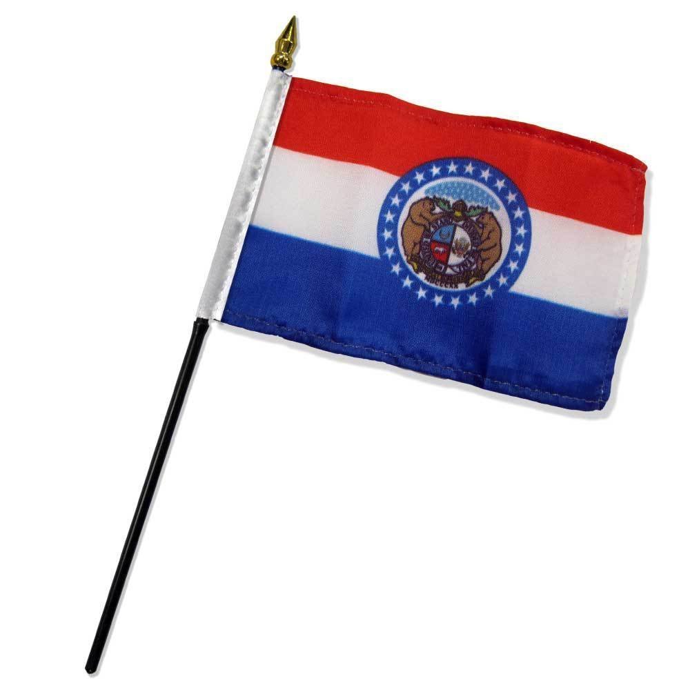 Amazon.com: Missouri 4"x6" Desk Stick Flag (No Base) Wholesale lot of ...
