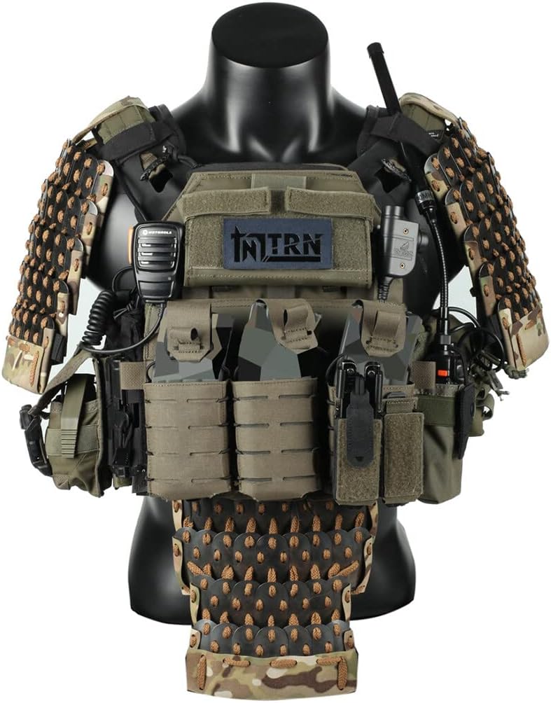 KAROYD Samurai Tactical Armor, Tactical Armor Full Set - Includes 2X ...