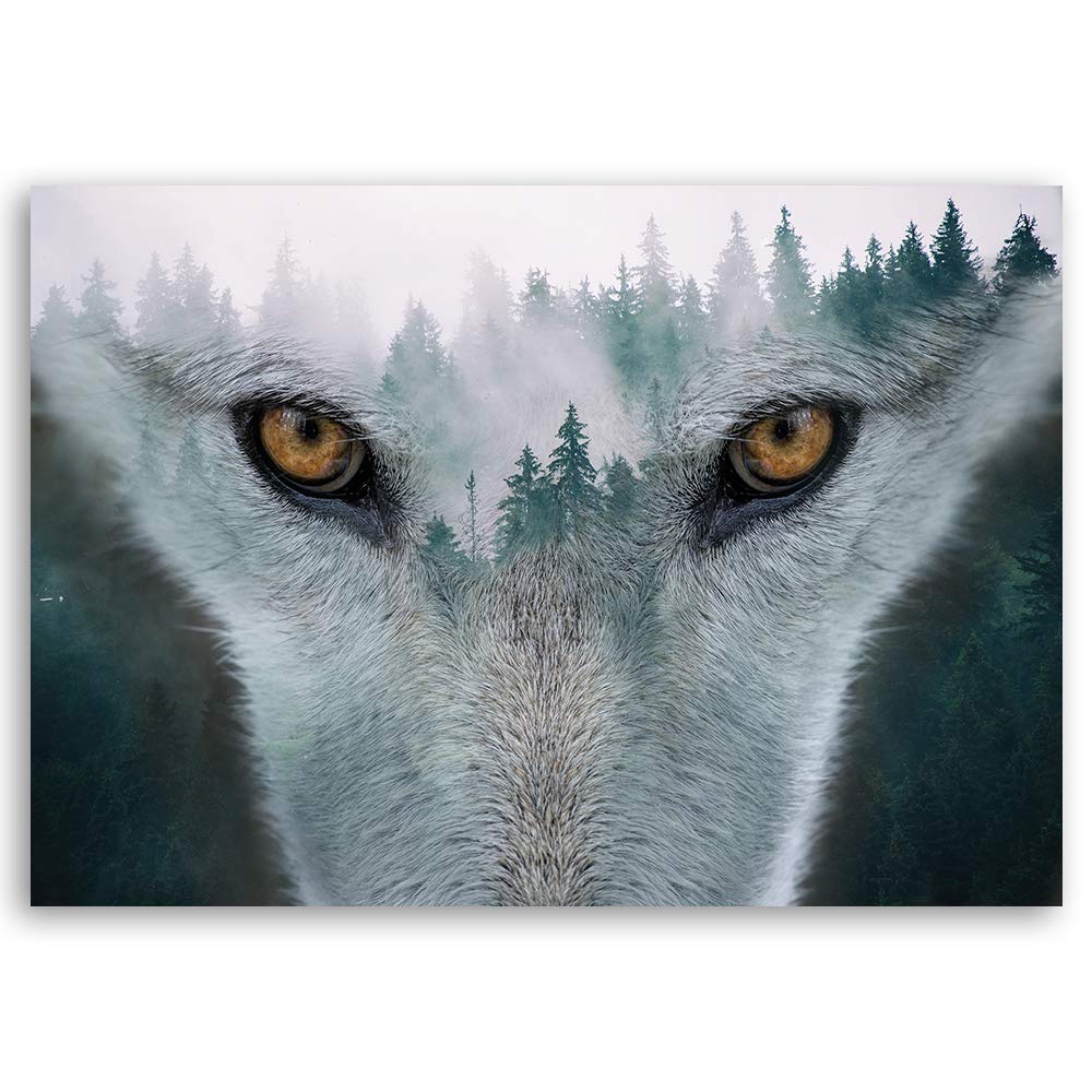 Abstract Wolf Art Watercolor Abstract Wolf By Koraykaragozler On