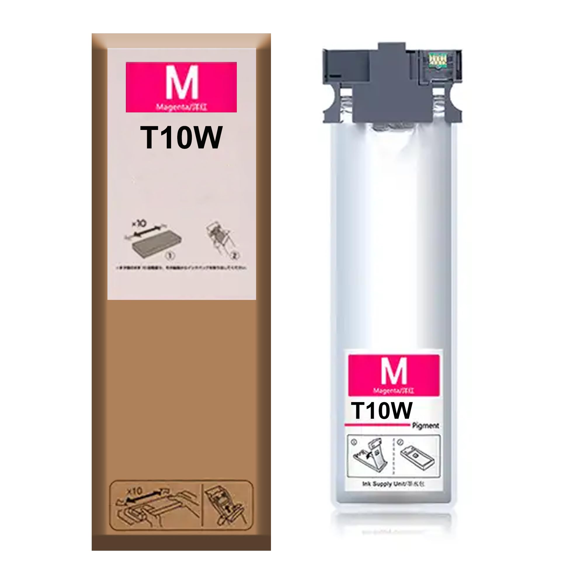 Amazon.com: SPLENDIDCOLOR T10W Magenta Ink Pack Remanufactured T10W300 ...