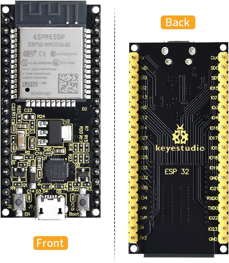 Snapklik.com : KEYESTUDIO Mini ESP32 Development Board