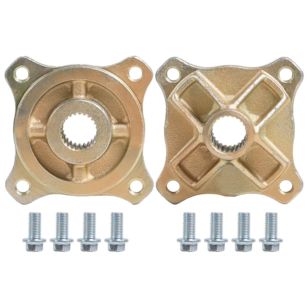 2pcs 24 Tooth Spline 4 Stud Wheel Rim Rear Axle | Desertcart UAE