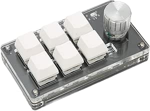 Mini 6 Key Keypad Mechanical Keyboard, One Handed Mechanical Gaming Keypad, Programmable Macro ...