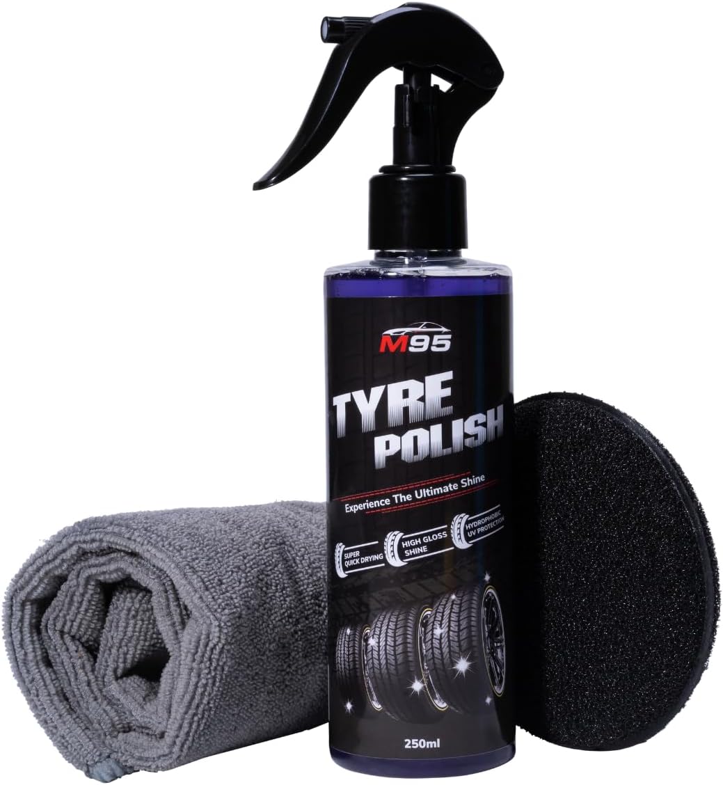 M95 Tyre Polish for Car & Bike | Long Lasting Shiner Super Gloss Car ...