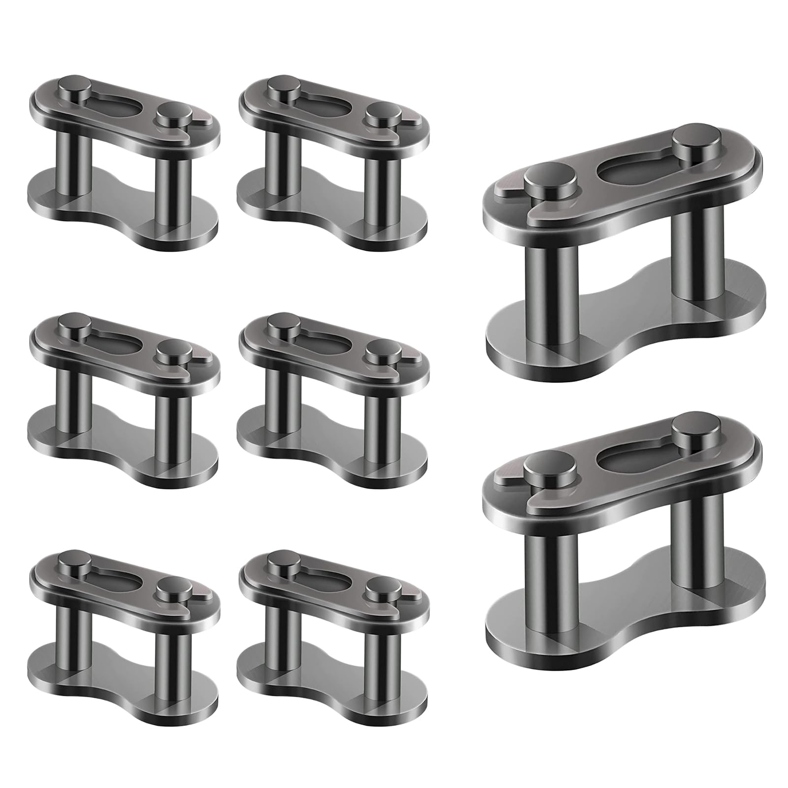 Snapklik.com : Jawmoy Pack-10#415 Chain Master Link Roller, Steel Alloy ...