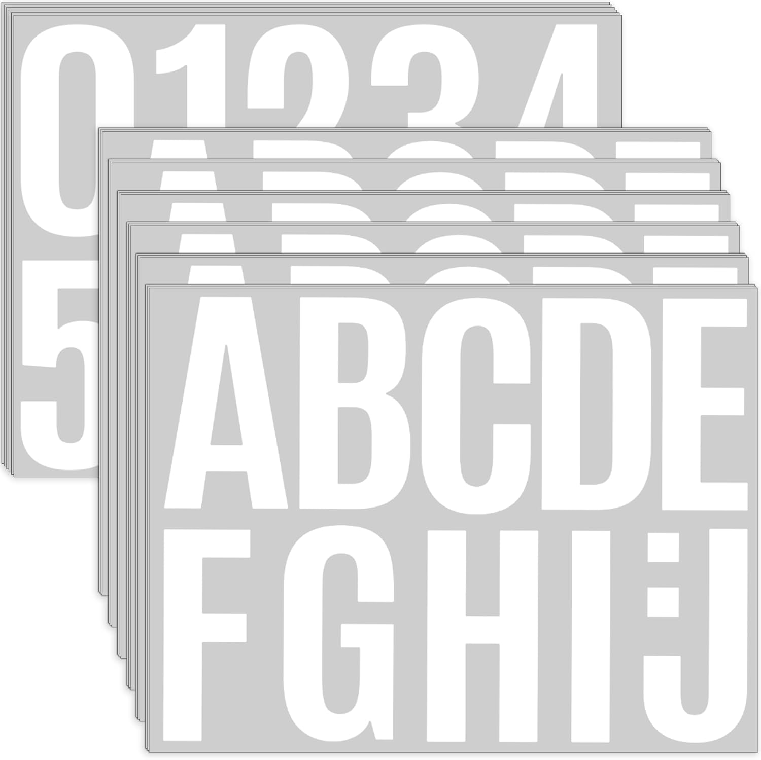 Amazon.com: 24 Sheets Letter Stickers Bulletin Board Letters Large 4 ...