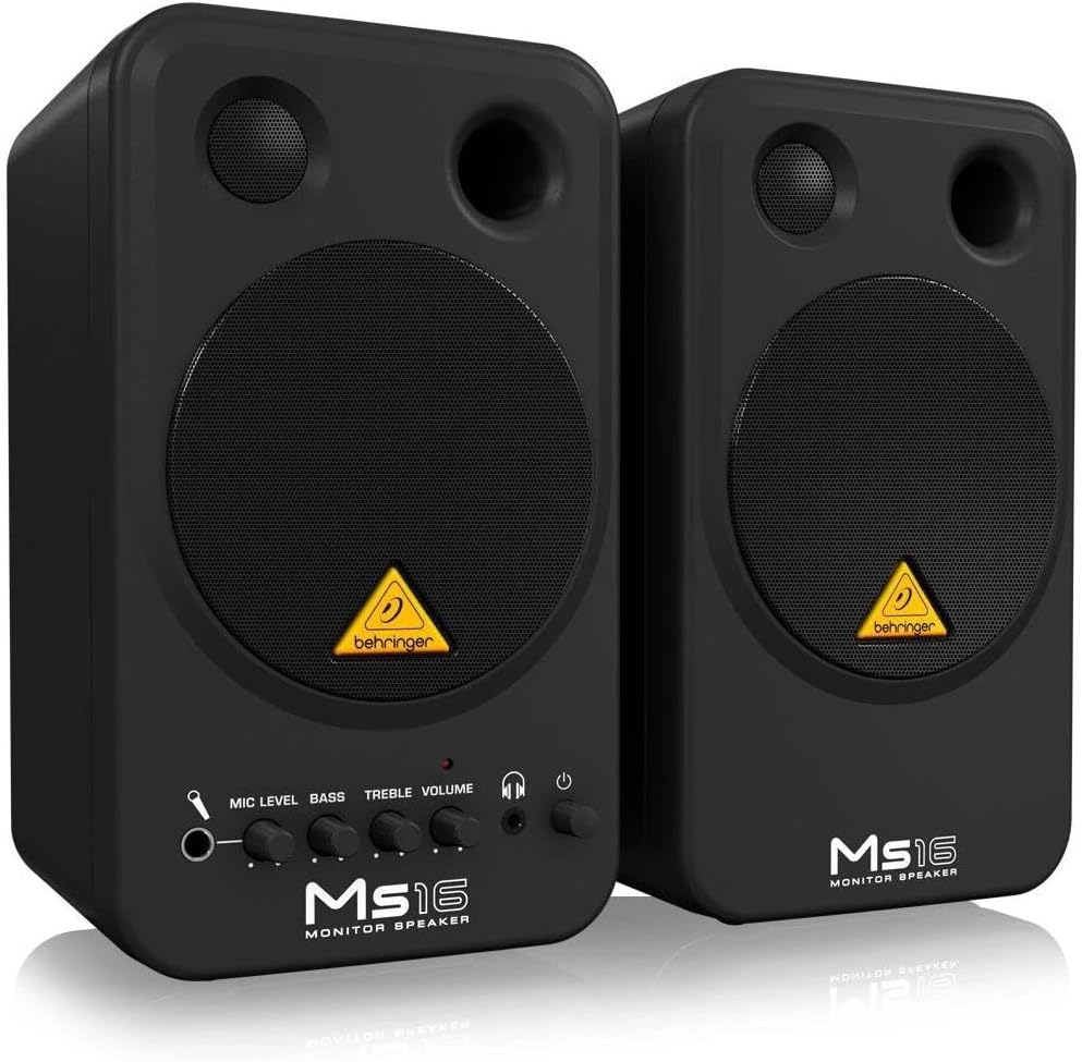 Amazon.com: Behringer B105D 50W 5 inch Powered Monitor Speaker ...