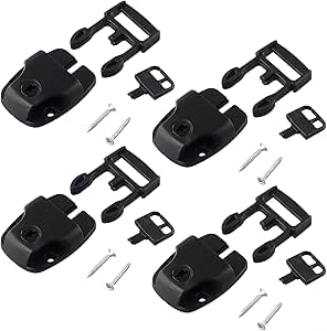 4 Locking Clips for Spa Tub Covers Complete Repair Kit with Keys and ...