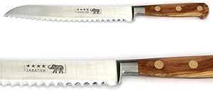 Amazon.com: Thiers-Issard french Sabatier bread knife - 20 cm blade ...