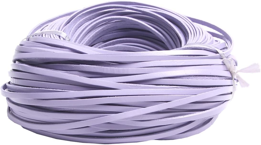 Amazon.com: 21yard Genuine Leather Strip String Cord Flat Leather ...
