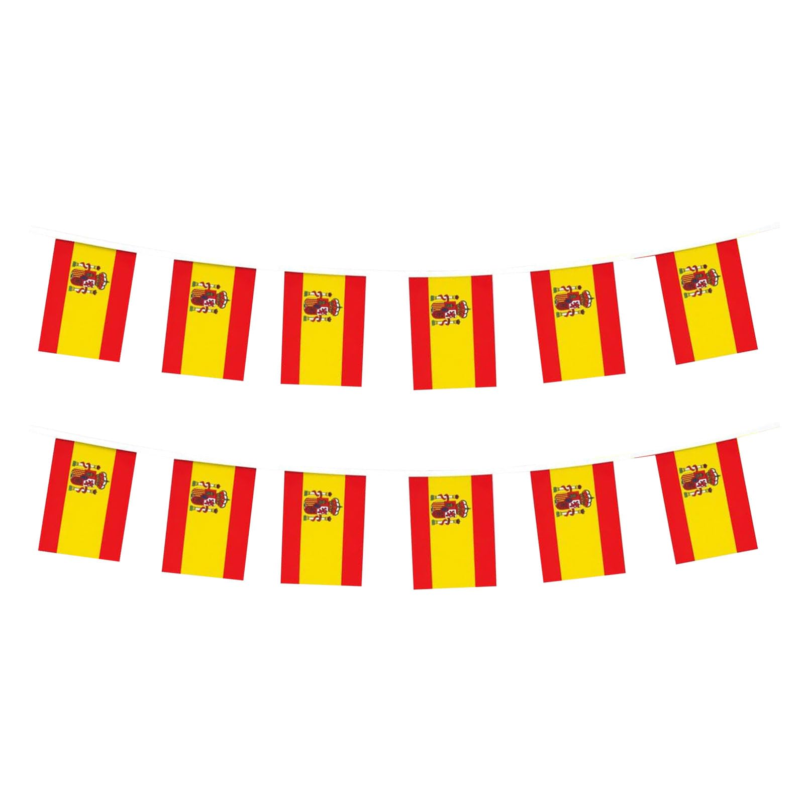 Amazon.com: Spain Flags Spanish Small String Flag Banner Mini National ...