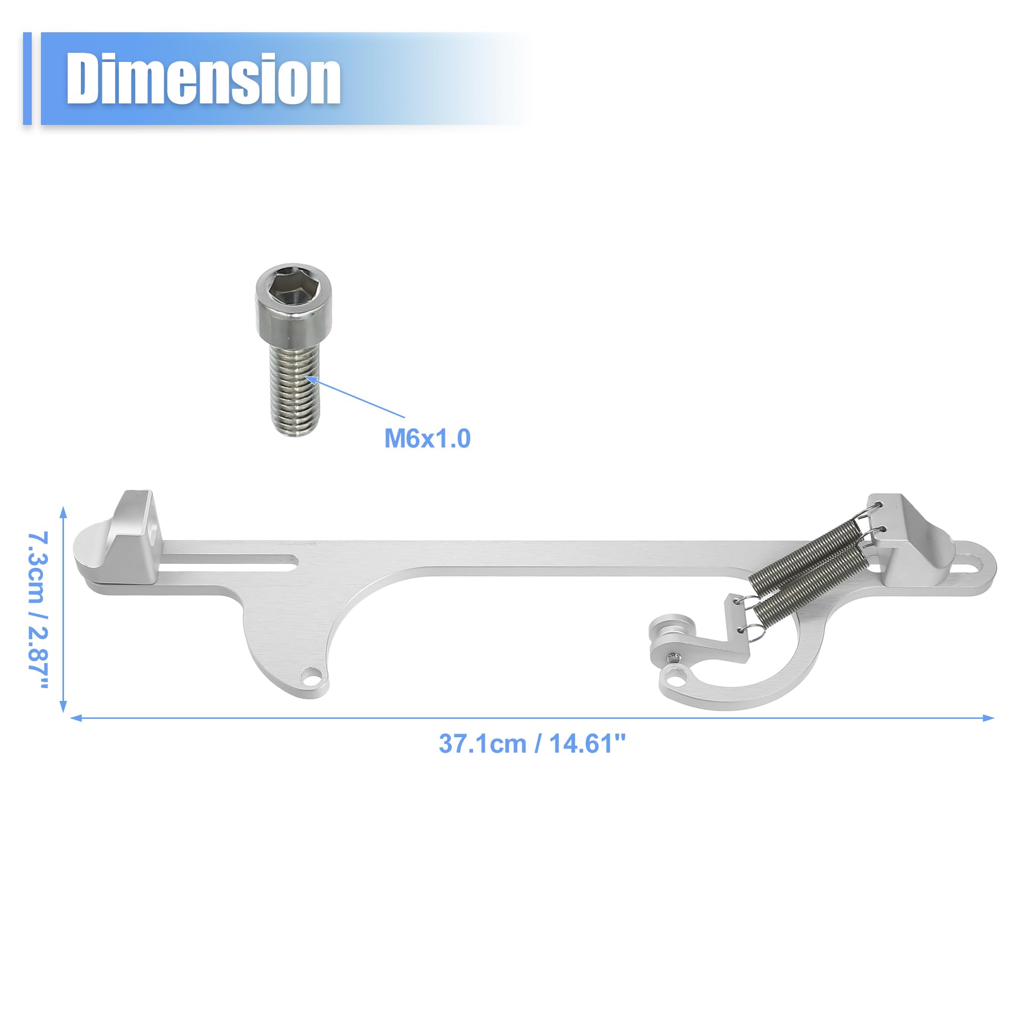 Throttle Cable Bracket WMPHE 4150 4160 Series Throttle Brackets Billet ...