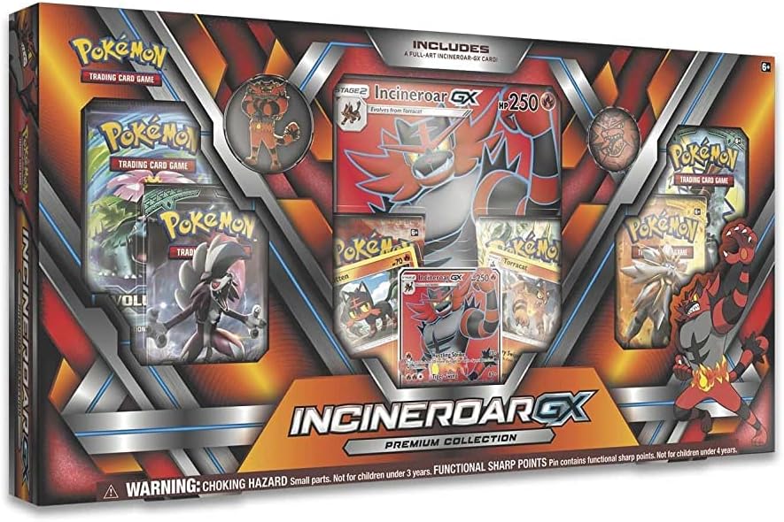 Amazon.com: Pokemon Incineroar GX Premium Box : Toys & Games