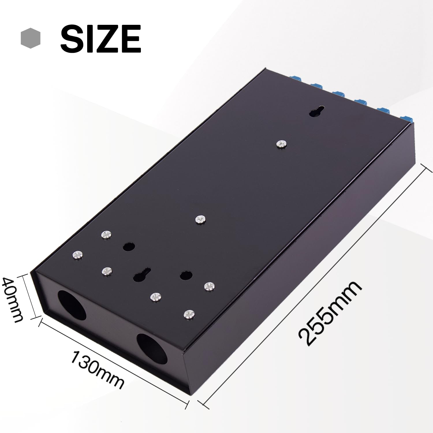 Snapklik.com : Single Mode Fiber Enclosure Kit - 12 Fiber Port OS1 Box ...