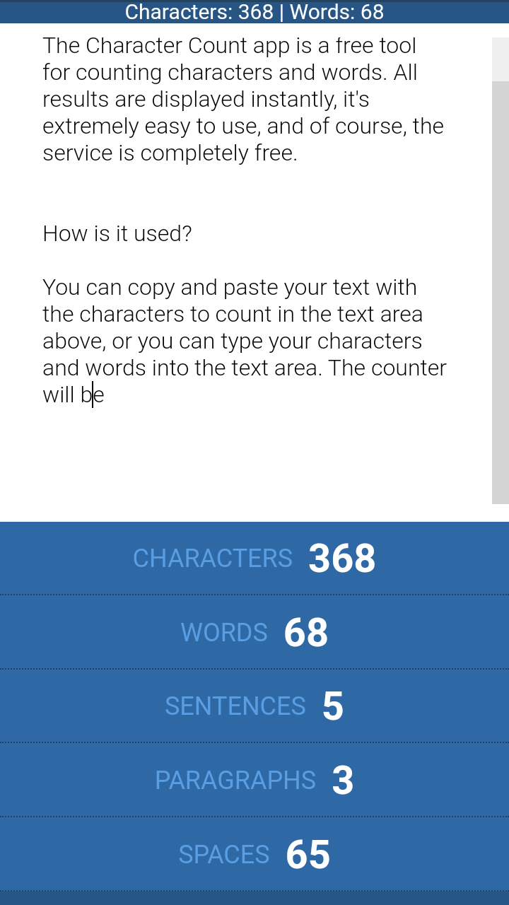 Character Counter - Text Count Tool - App on the Amazon Appstore