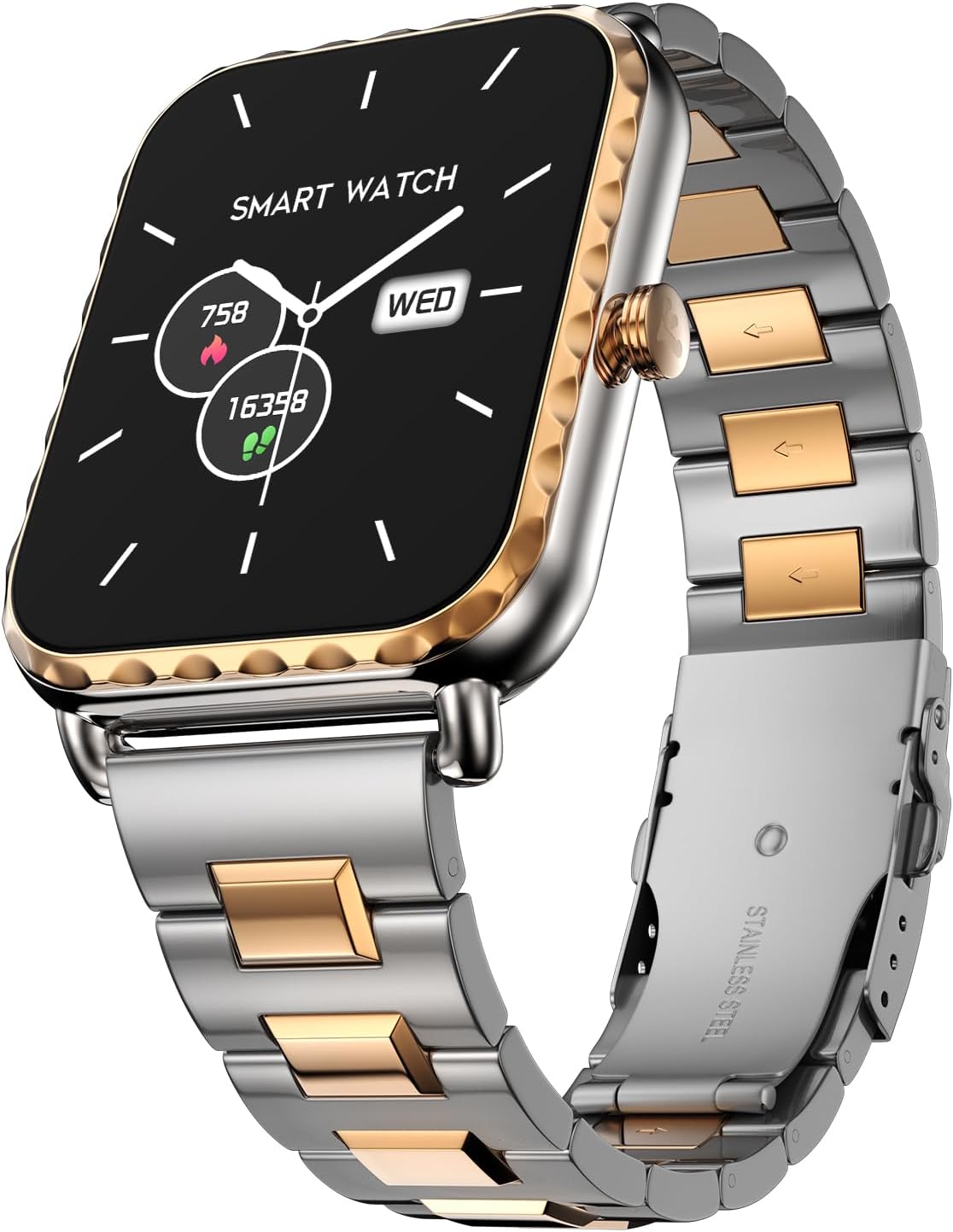 Amazon.in: Buy Fire-Boltt Jewel, Luxury Stainless Steel Smart Watch ...