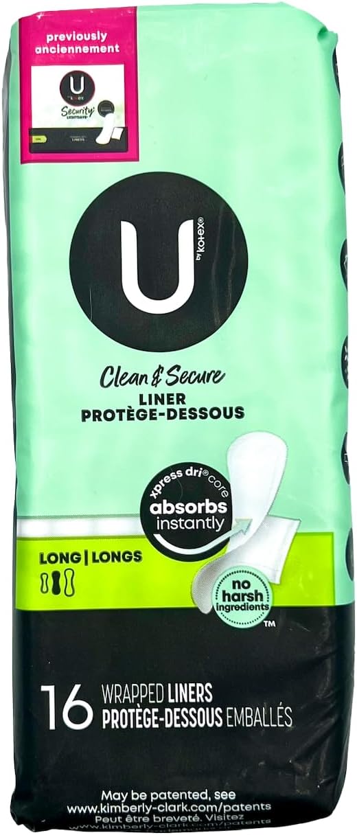 Amazon.com: Feminine Liners, Pads, Long, Individually Wrapped, No Harsh ...
