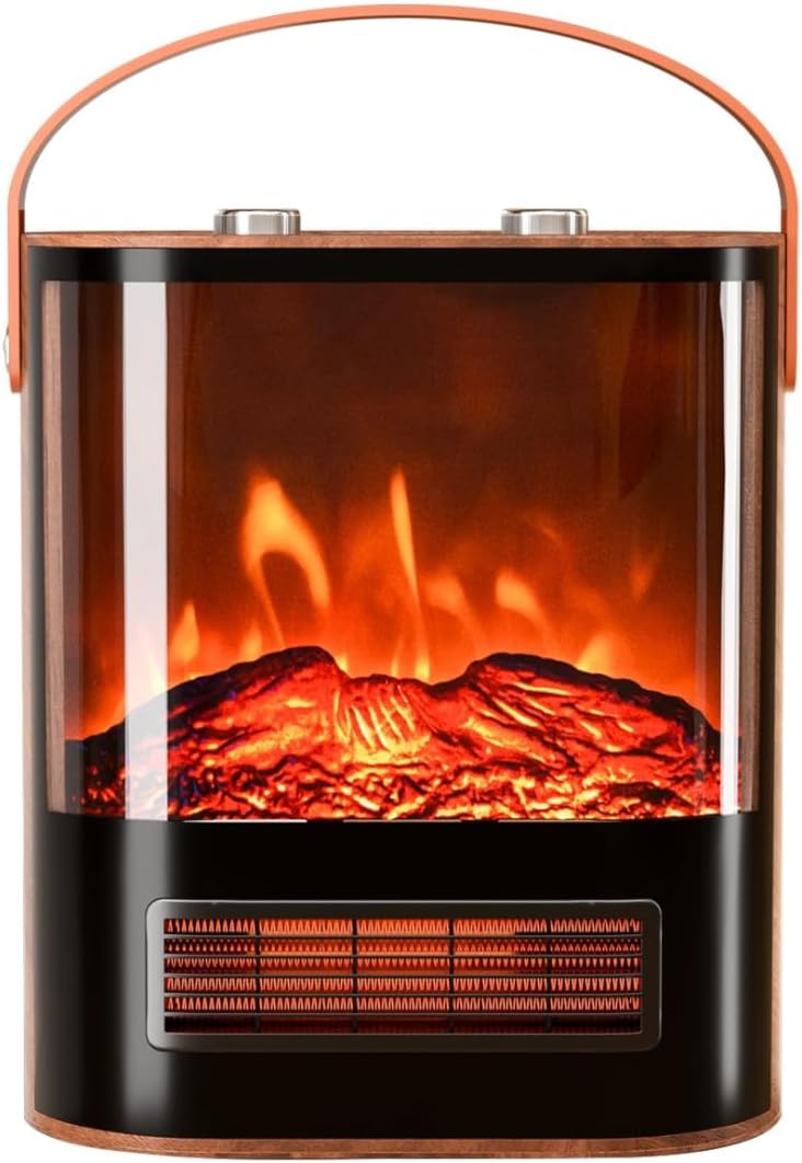 Amazon.com: Cricia LED Desk Stove with Realistic Flame Simulation ...