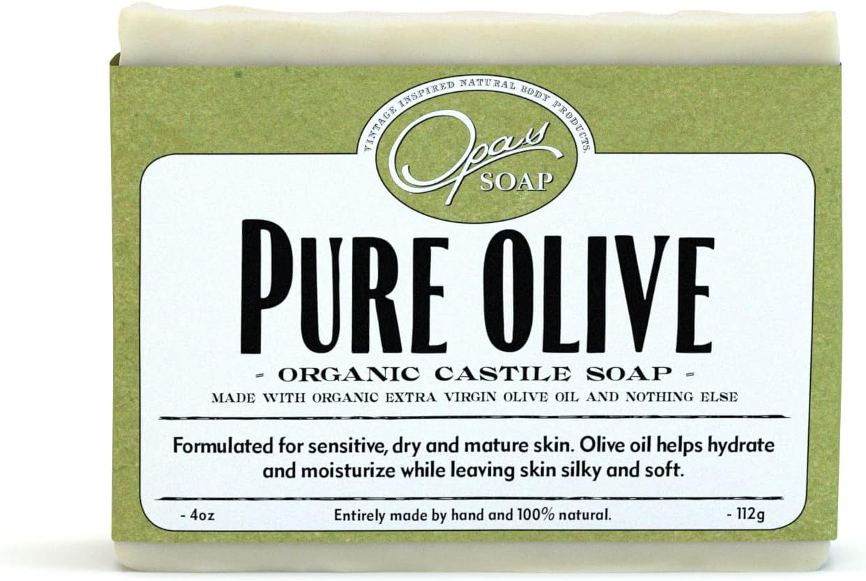 Amazon.com: Bar Soap 100% Virgin Olive Oil Face & Body Olivella 5.29 oz ...