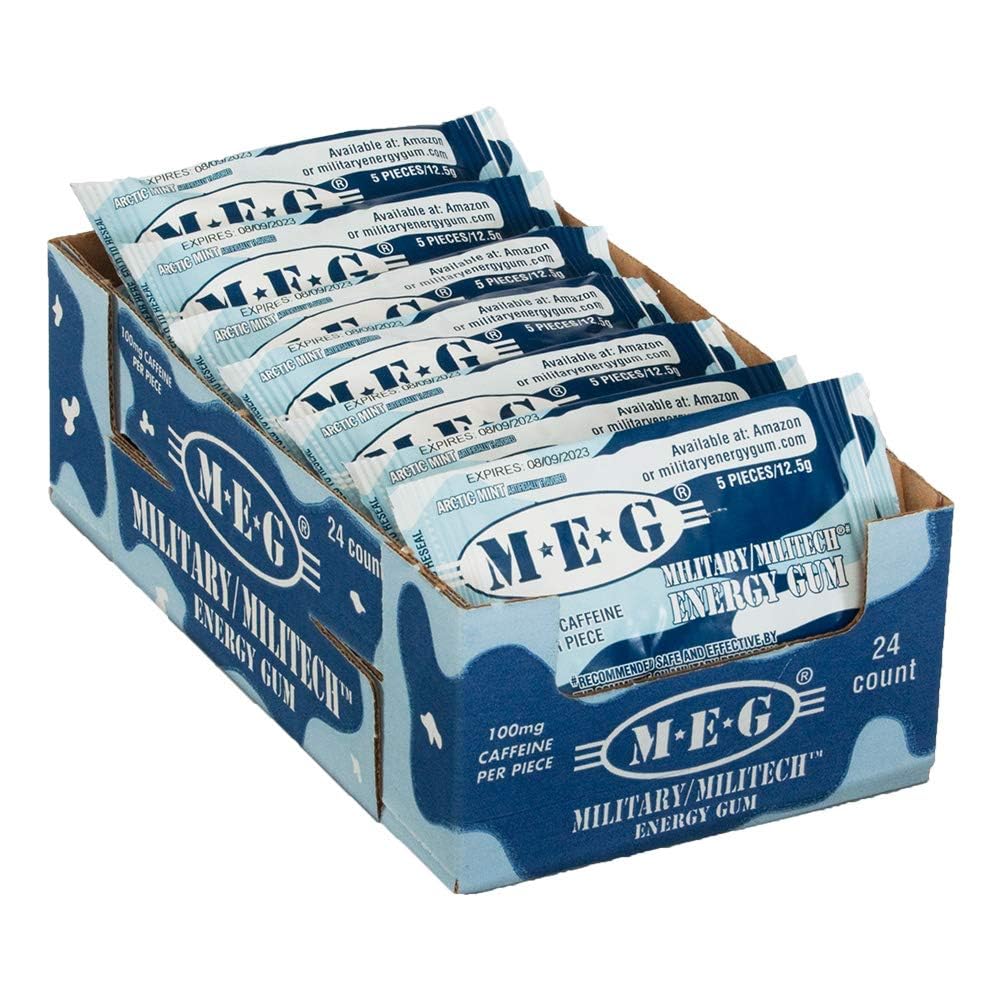 Buy MEG Energy Gum | 100mg of Caffeine Per Piece + Increase Energy ...