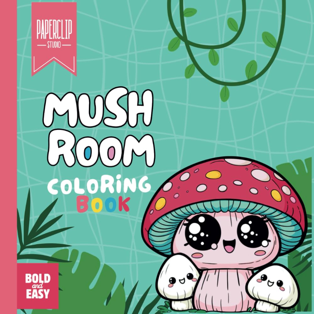 Amazon.com: Mushroom Coloring book for Adults and Kids: Educational ...