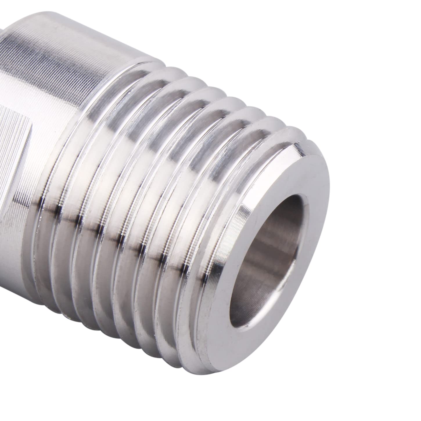 Snapklik.com : 1/2 Tri Clamp Adapter To 1/2 Inch MNPT Thread Ferrule ...