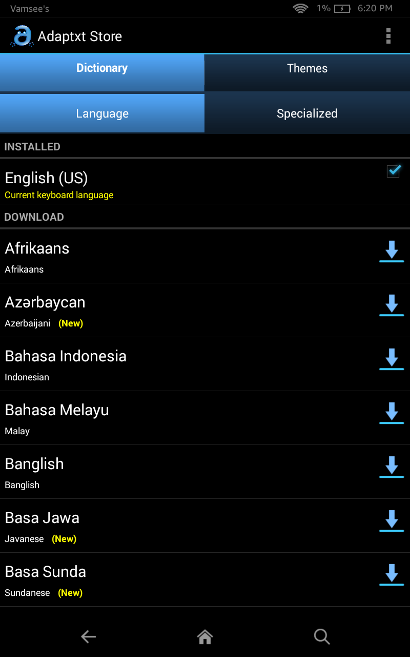 Adaptxt Keyboard - App on the Amazon Appstore