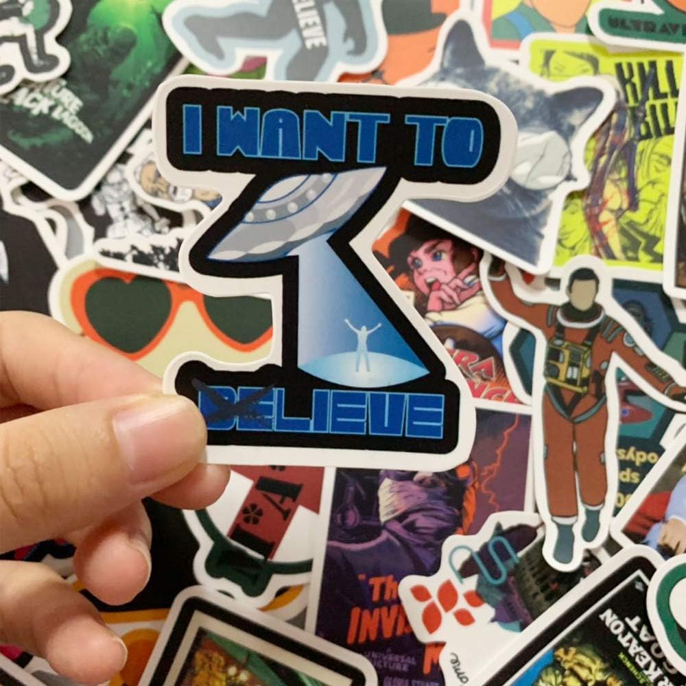 JHJ Classic American Movies Sticker Pack of 50 Stickers – Film Stickers ...