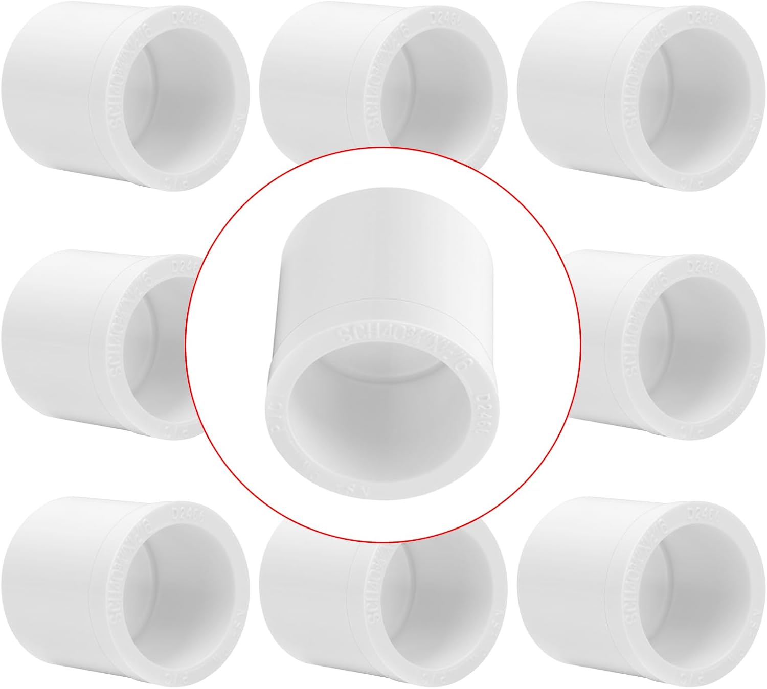 Amazon.com: Lswteiz 10Pack 3/4"x 1/2" PVC DWV Reducing Bush Adapter ...