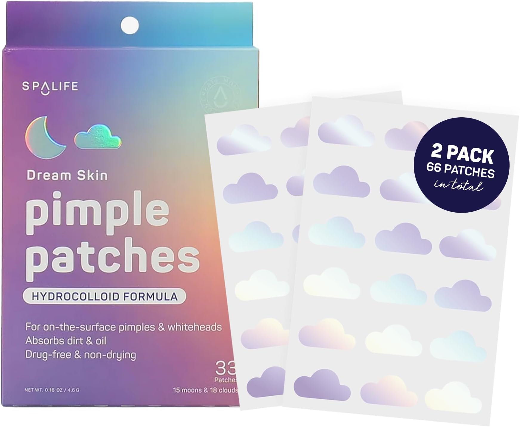Amazon.com: SpaLife Beauty Dream Skin Pimple Patches – Hydrocolloid ...
