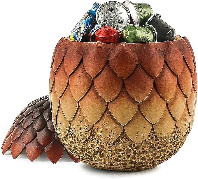 Amazon.com: ehuoyan Large Halloween Candy Bowl Extra Large Dragon Egg ...