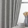 Amazon.com: Vision Home Gray Pinch Pleated Semi Sheer Curtains Textured ...