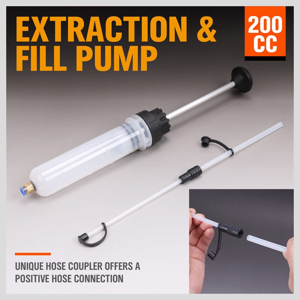 Power Steering Pump CAR OIL FLUID Extractor Siphon Hand Pump Brake ...