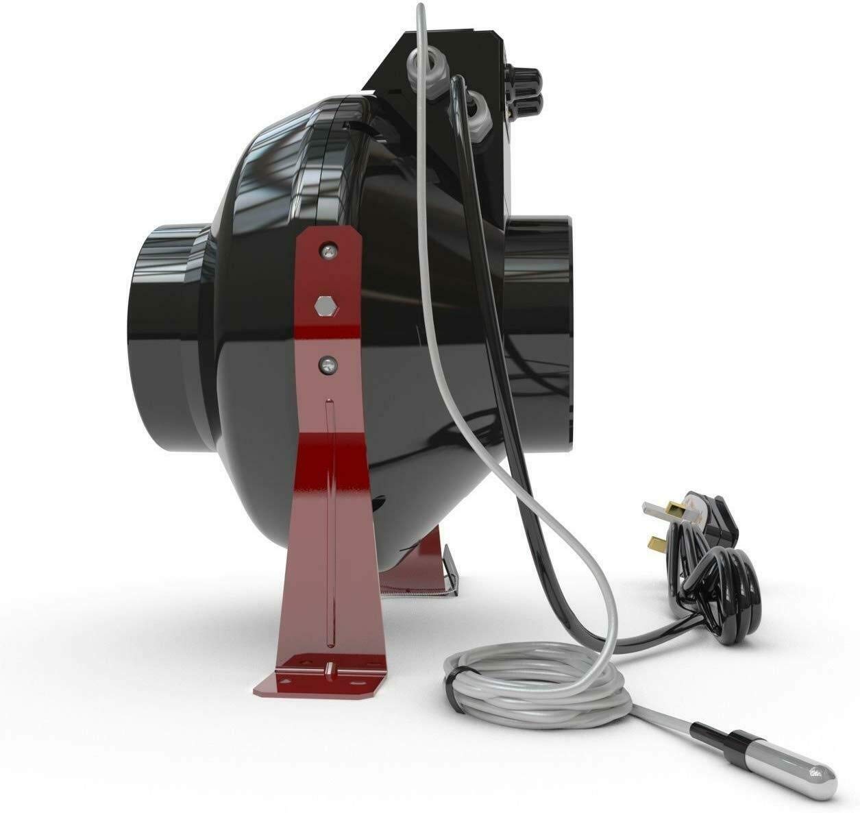 Buy 150mm Black Orchid Inlet Centrifugal Extractor Fan Blower Silent ...