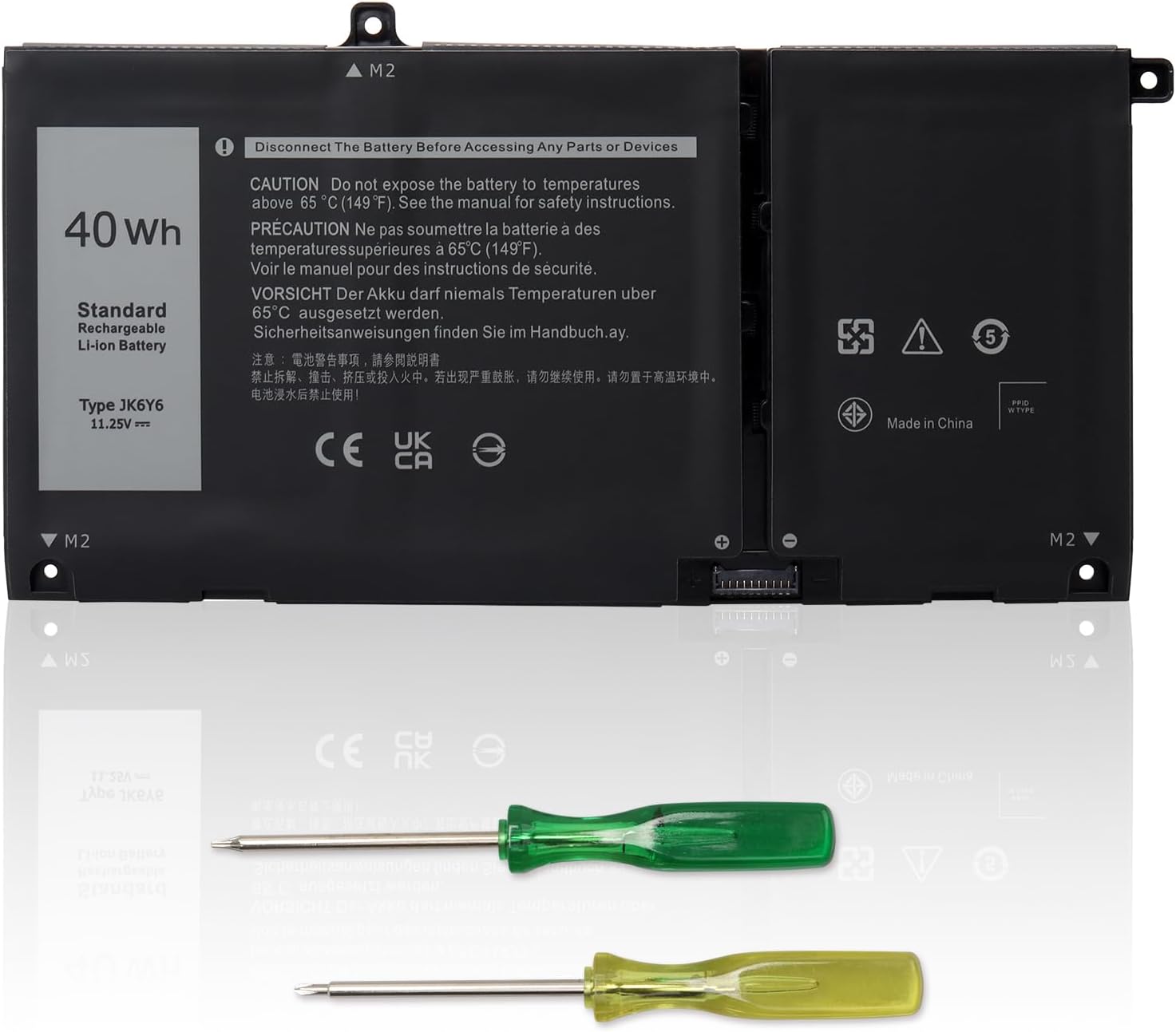 11.25V 40Wh JK6Y6 Battery for Dell Latitude 3410 3510 Vostro 5300 5401 ...