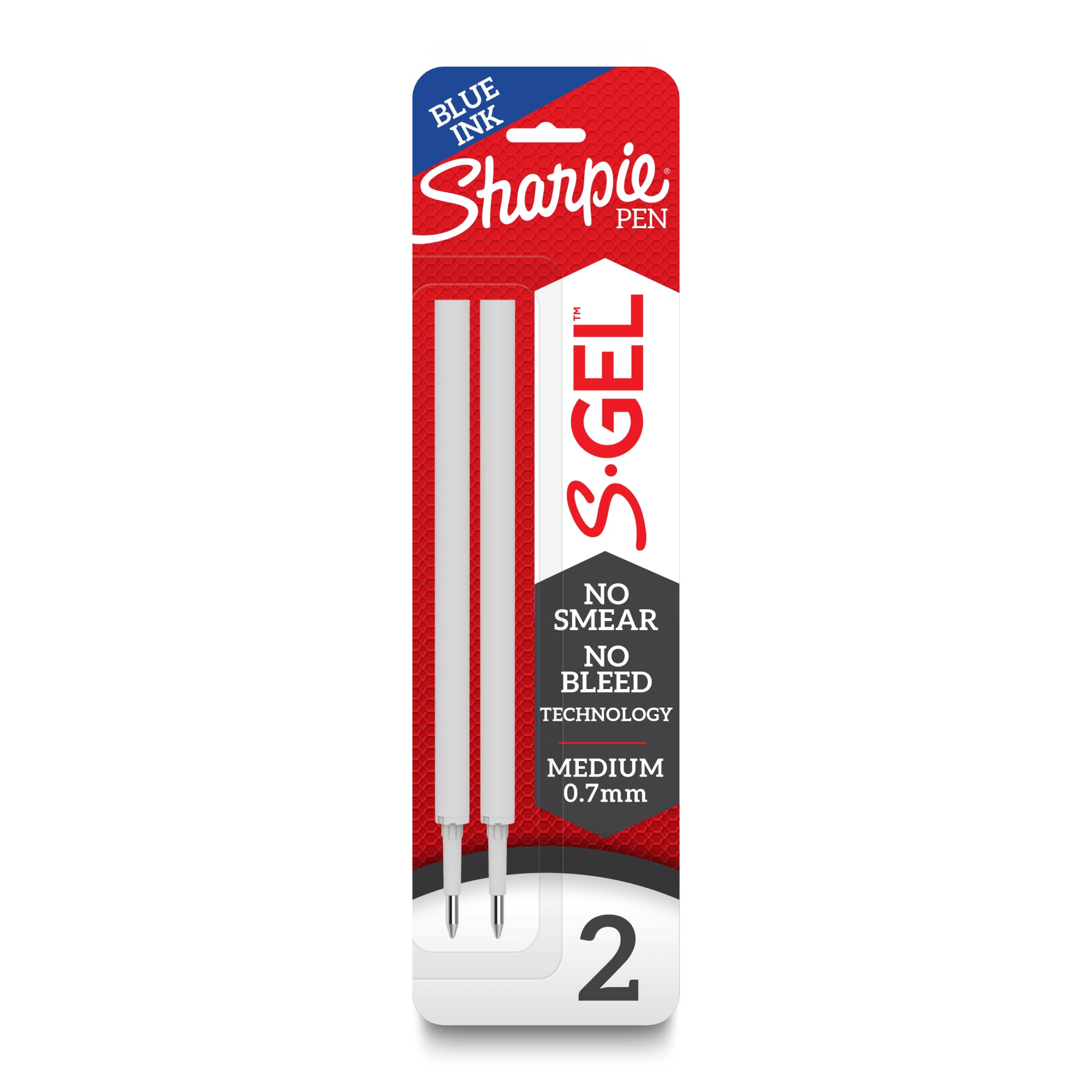 Amazon.com : Sharpie® S-Gel Pen Refills, Medium Point, 0.7 mm, Blue Ink ...