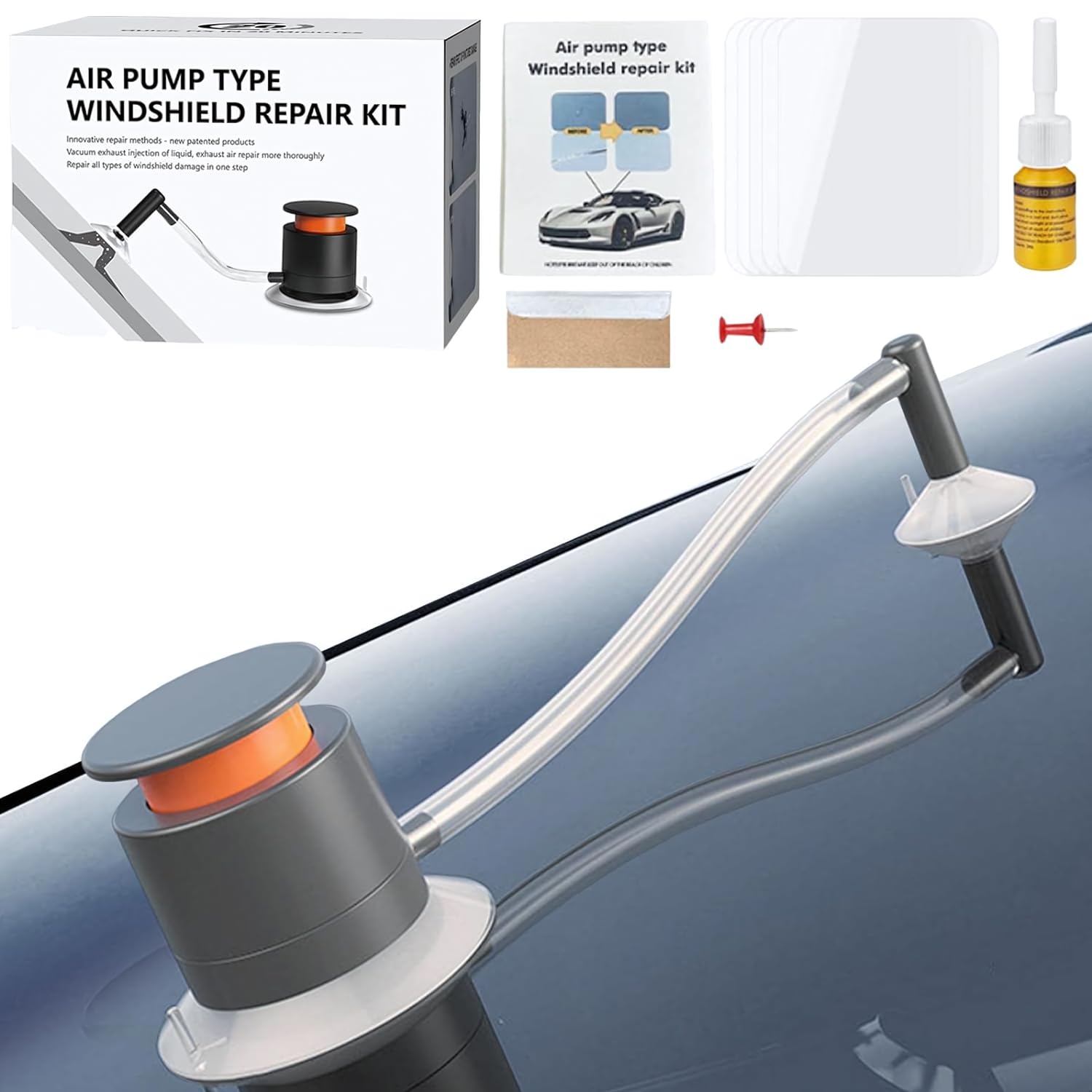 EZONEDEAL Windshield Repair Liquid for Car Windshield Crack Repair Kit ...