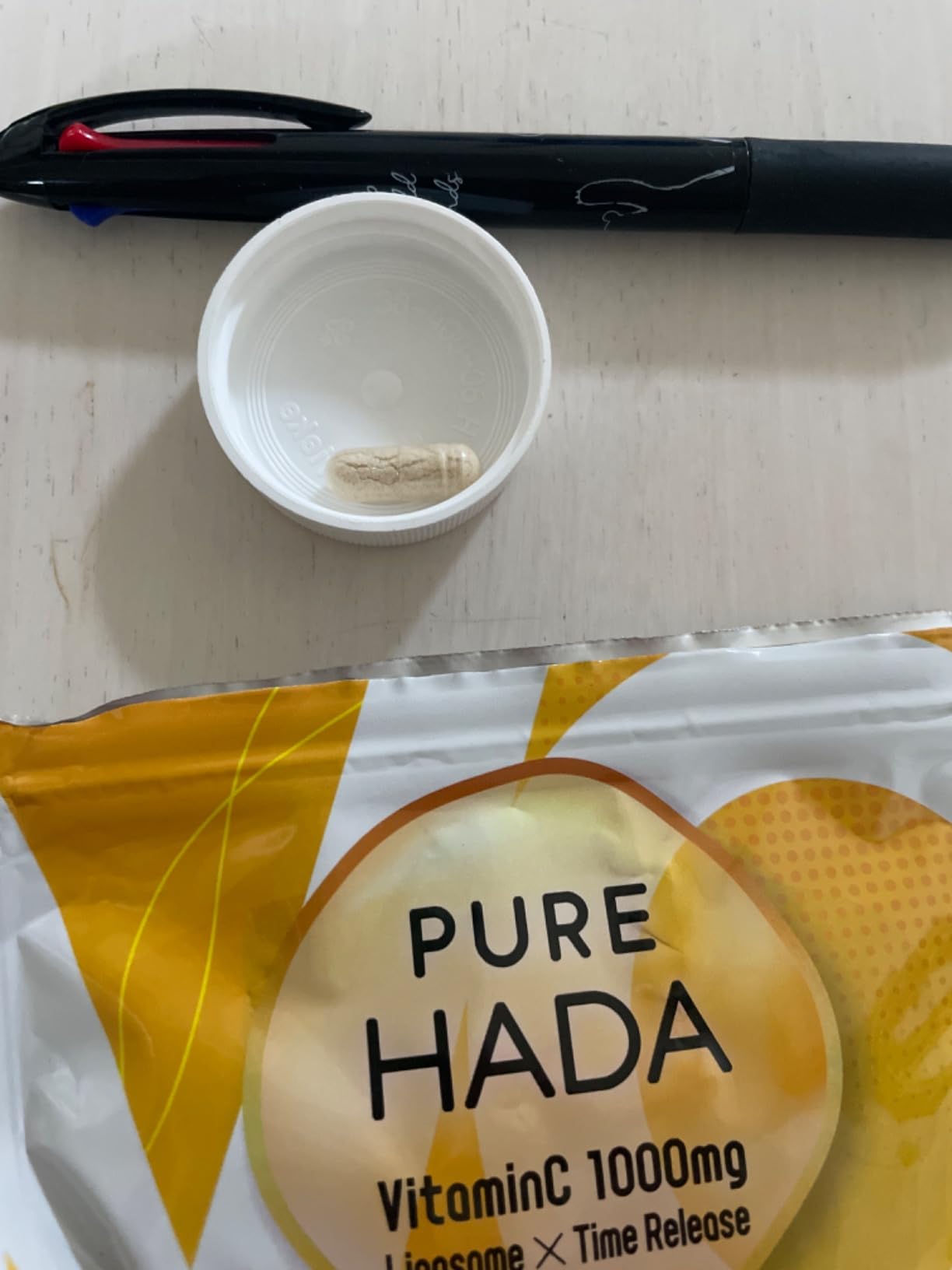 Amazon | ビタミンC マルチビタミン プラセンタ 高濃度1000mgタイムリリースxリポソーム 200mgx90粒入り（PURE HADA） 2個セット | PURE HADA | ビタミンC