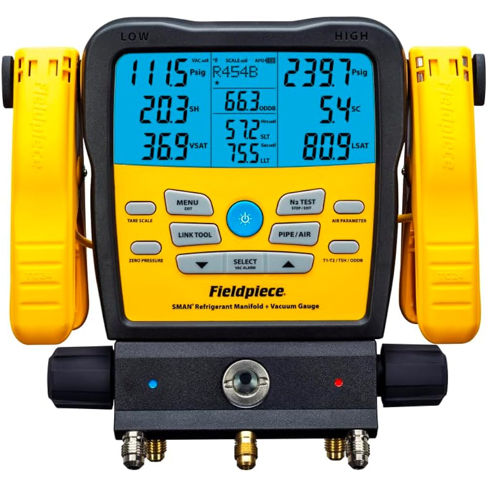 $18/mo - Finance Fieldpiece Wireless SMAN Refrigerant Manifold with ...
