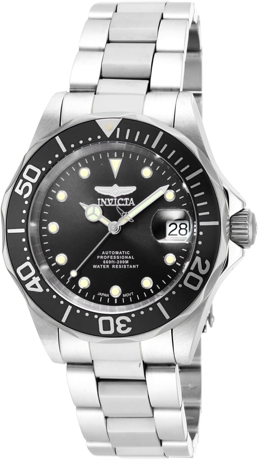 Amazon.com: Invicta Men's 17039 Pro Diver Stainless Steel Watch with ...