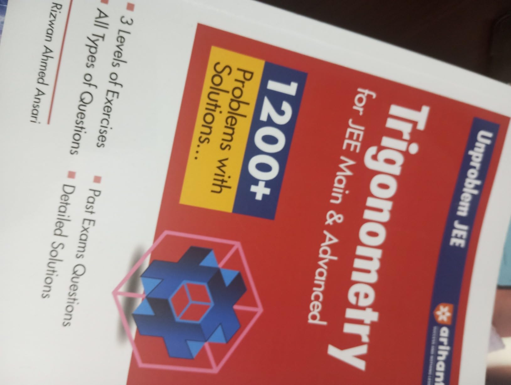 Buy (Old Edition) Arihant Unproblem JEE Trigonometry For JEE Main ...