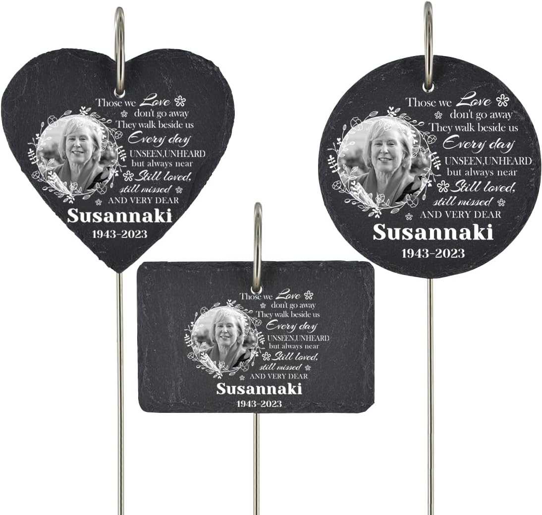 Amazon.com: Personalized Grave Markers for Cemetery for Humans ...